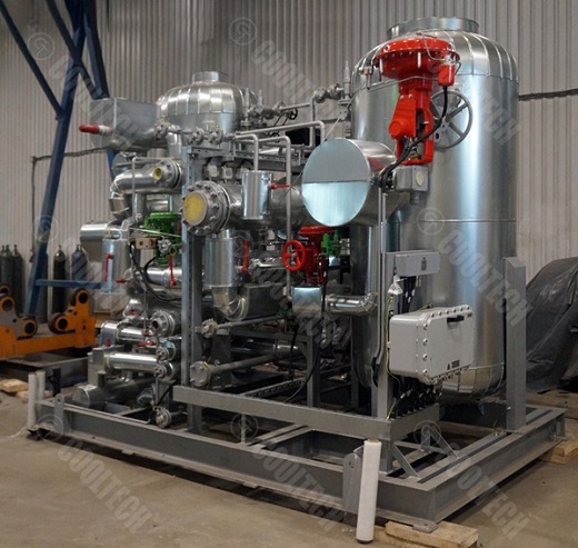 Compressor units for petrochemical industry