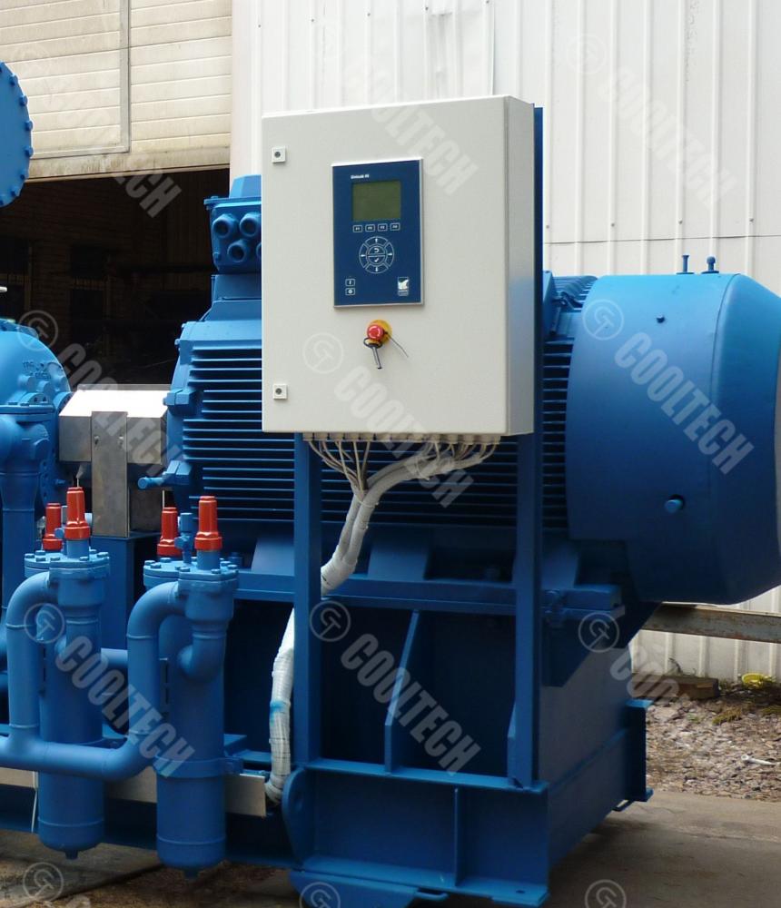 controller for refrigeration compressor, chiller and heat pump